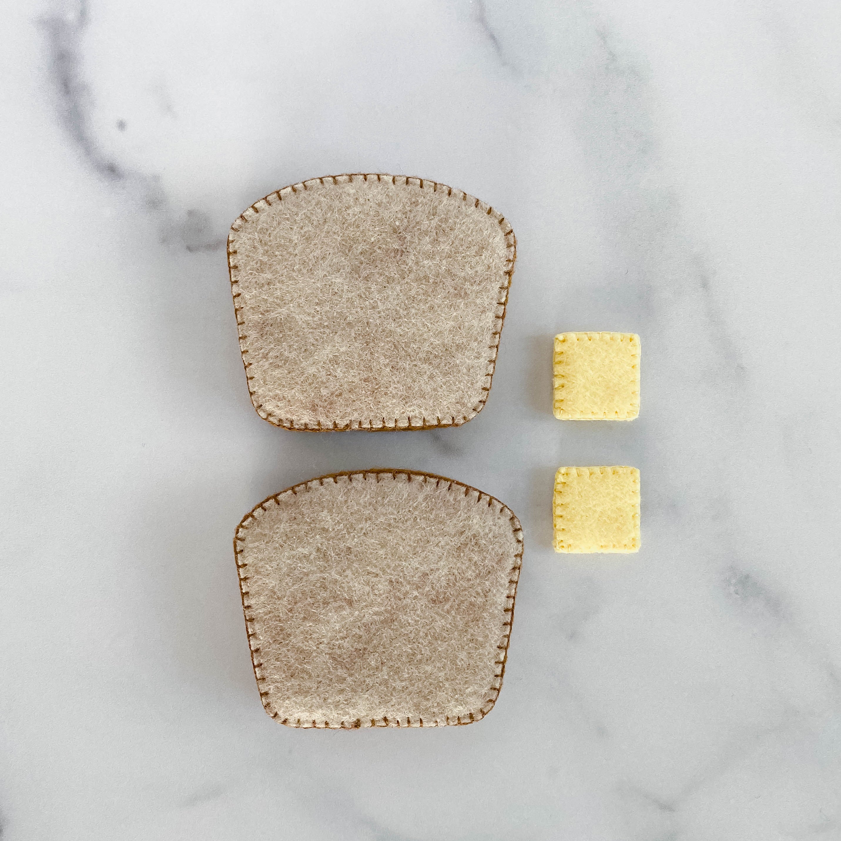 Felt Food - Whole Grain Toast & Butter Slices – Farmers Felt Market